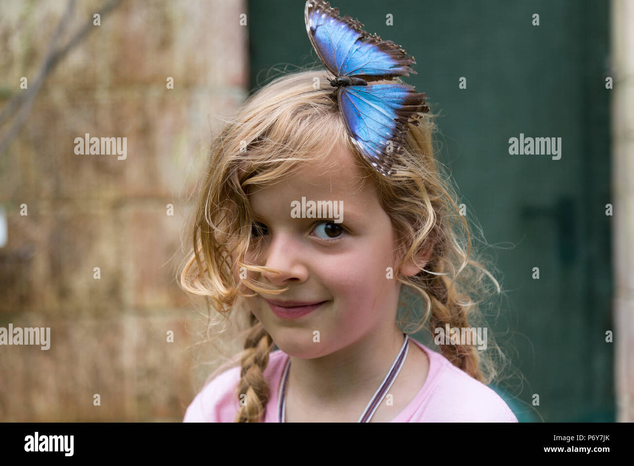 Portrait happy butterfly hi-res stock photography and images - Alamy