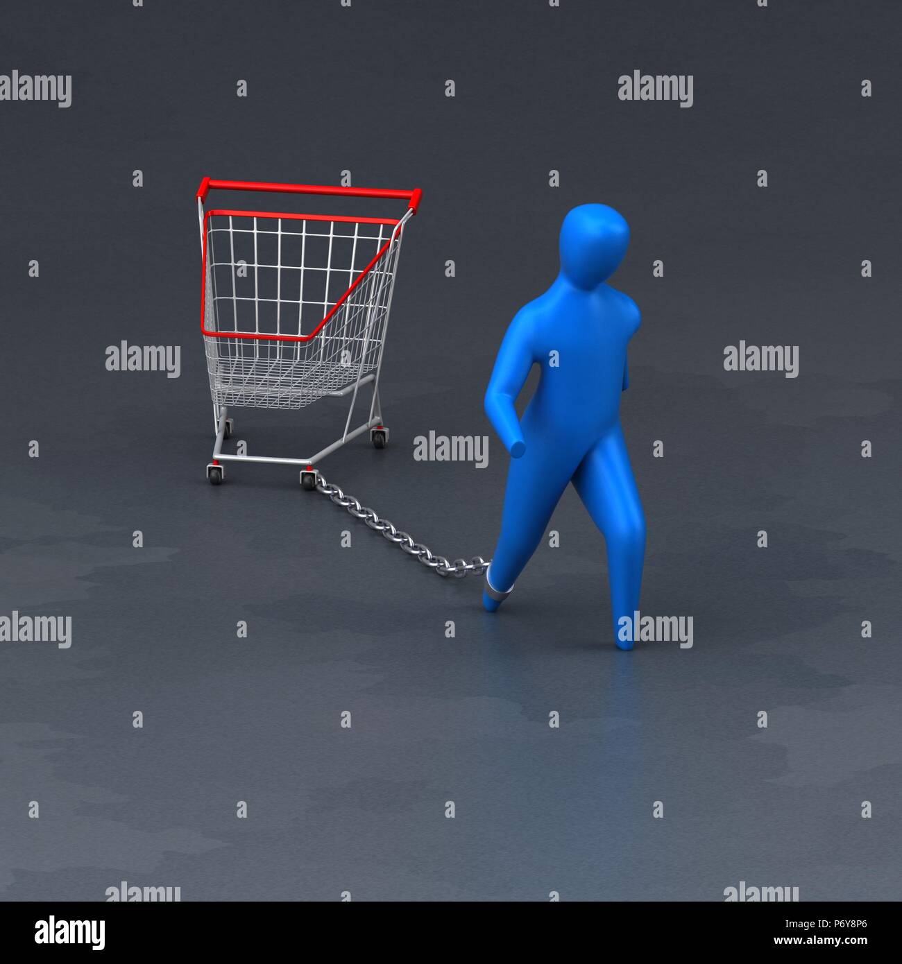 Burden symbol - 3D Illustration Stock Photo - Alamy