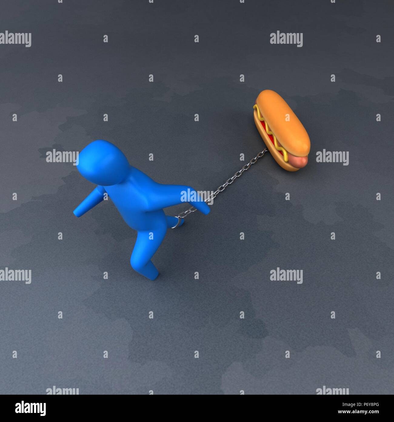 Burden symbol - 3D Illustration Stock Photo - Alamy