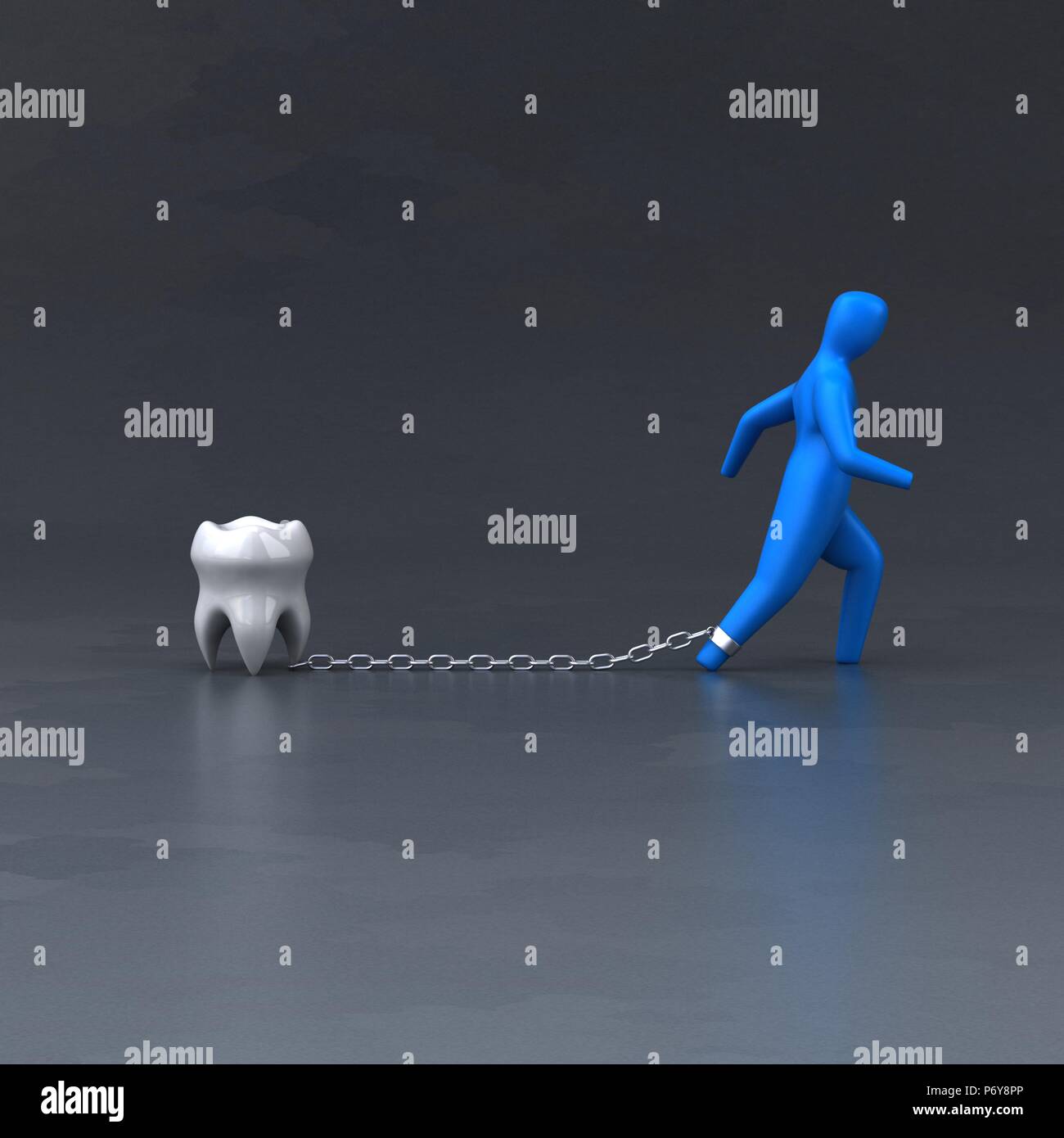 Burden symbol - 3D Illustration Stock Photo - Alamy