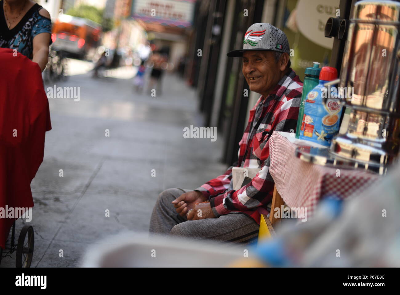 Los Angeles, USA - June 29: Unidentified random people in the streets ...