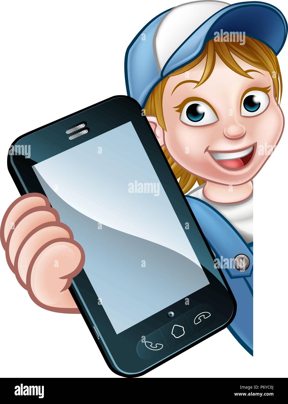 Woman handyman engineer builder Stock Vector Images - Alamy