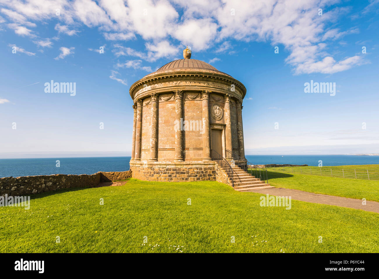 Mussenden temple, Castlerock, County Antrim, Ulster region, northern ...