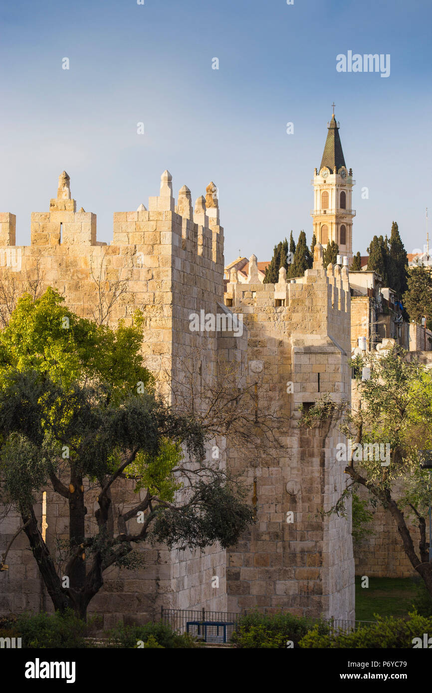 Israel, Jerusalem, Old City, City Walls Stock Photo - Alamy