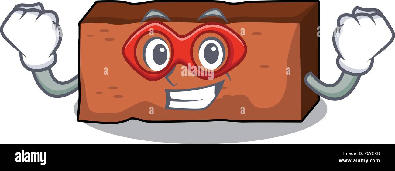 Super hero brick character cartoon style Stock Vector Image & Art - Alamy
