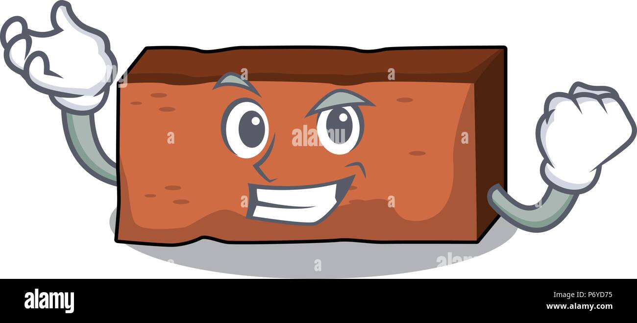 Successful brick character cartoon style Stock Vector Image & Art - Alamy