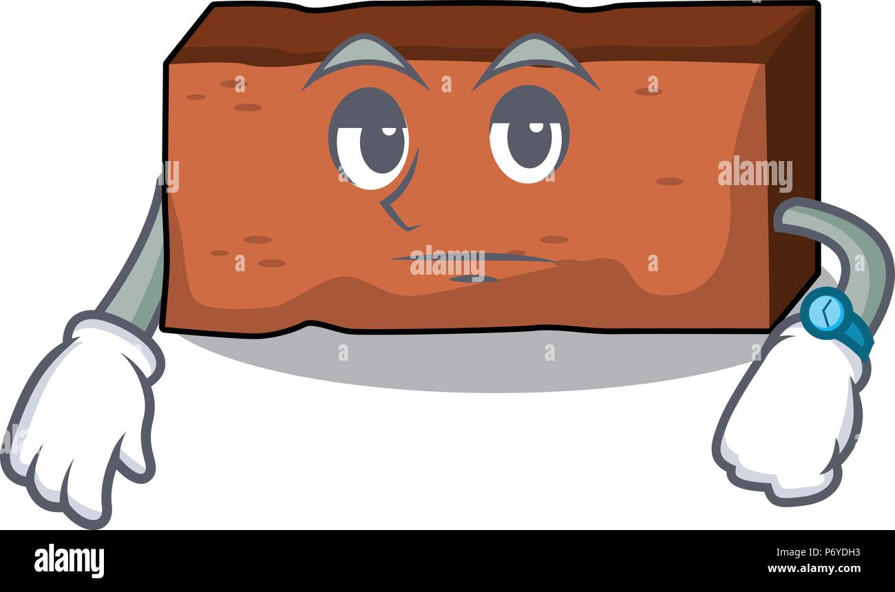 Waiting brick mascot cartoon style Stock Vector Image & Art - Alamy