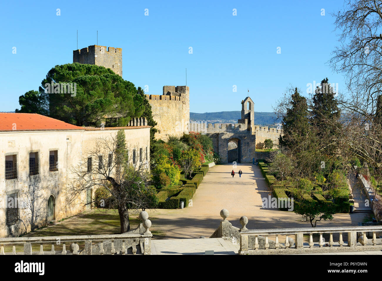 Knights's Templar castle. Convent of Christ, a UNESCO World Heritage ...