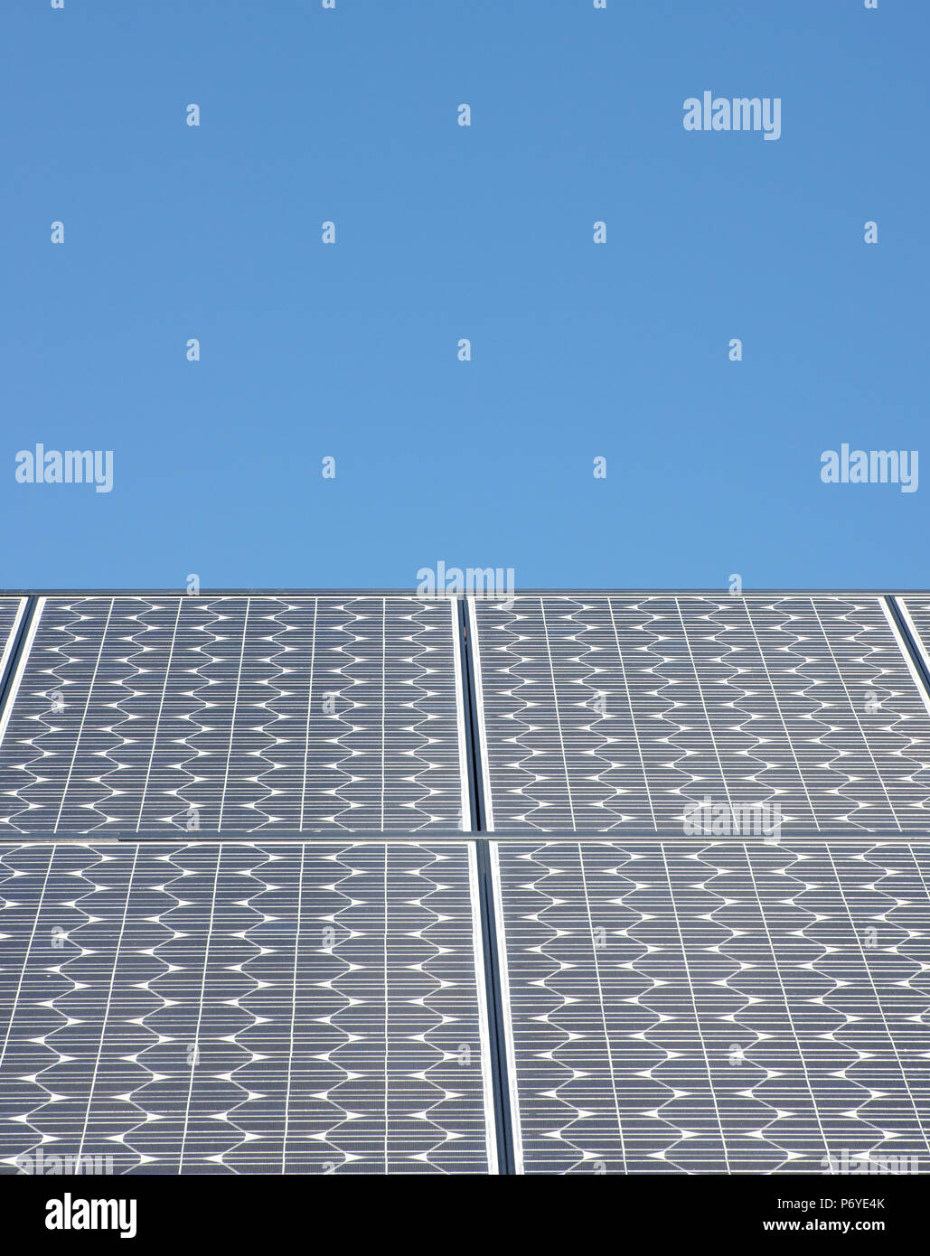 Solar panels clear sky hi-res stock photography and images - Alamy