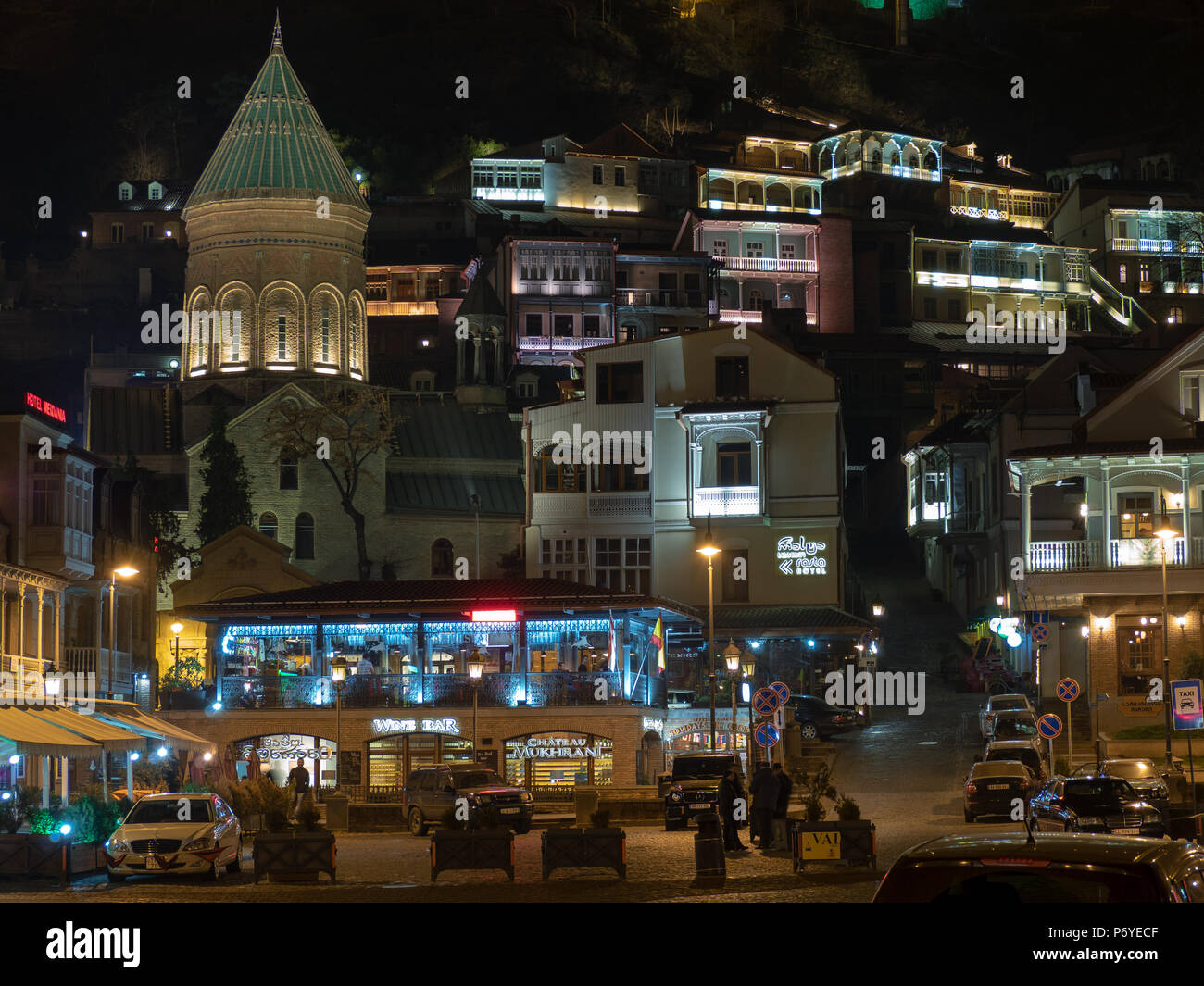 Georgia tbilisi nightlife hi-res stock photography and images - Alamy