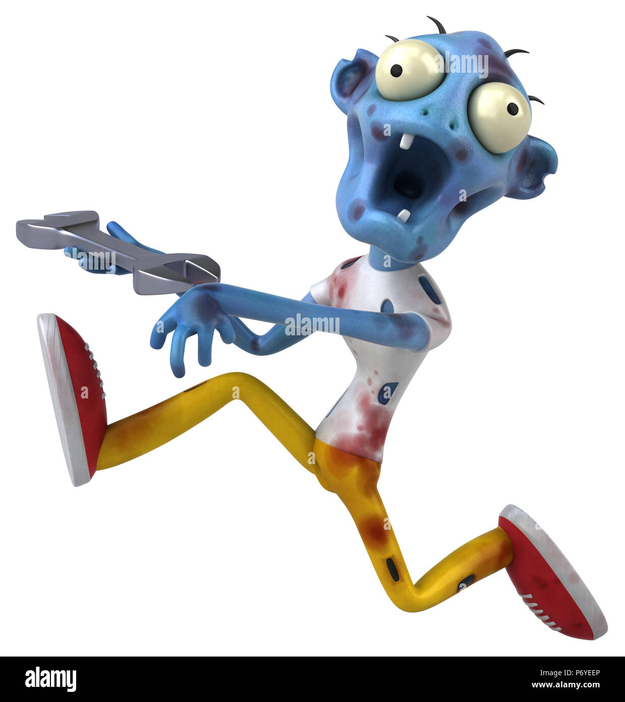 Zombie fun cartoon character tool hi-res stock photography and images ...