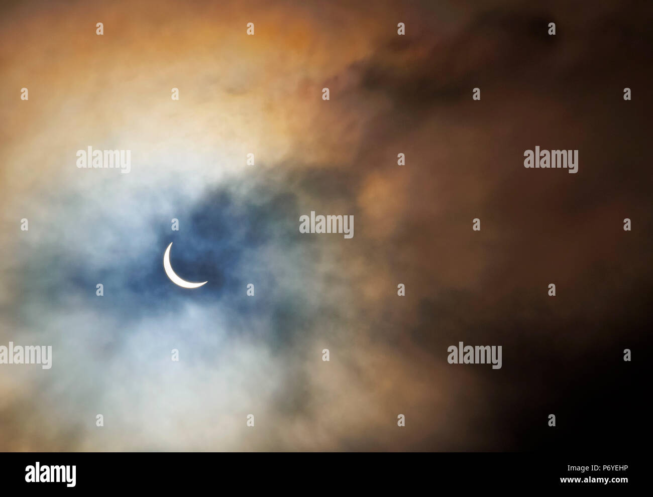 Eclipse moon and edinburgh hi-res stock photography and images - Alamy