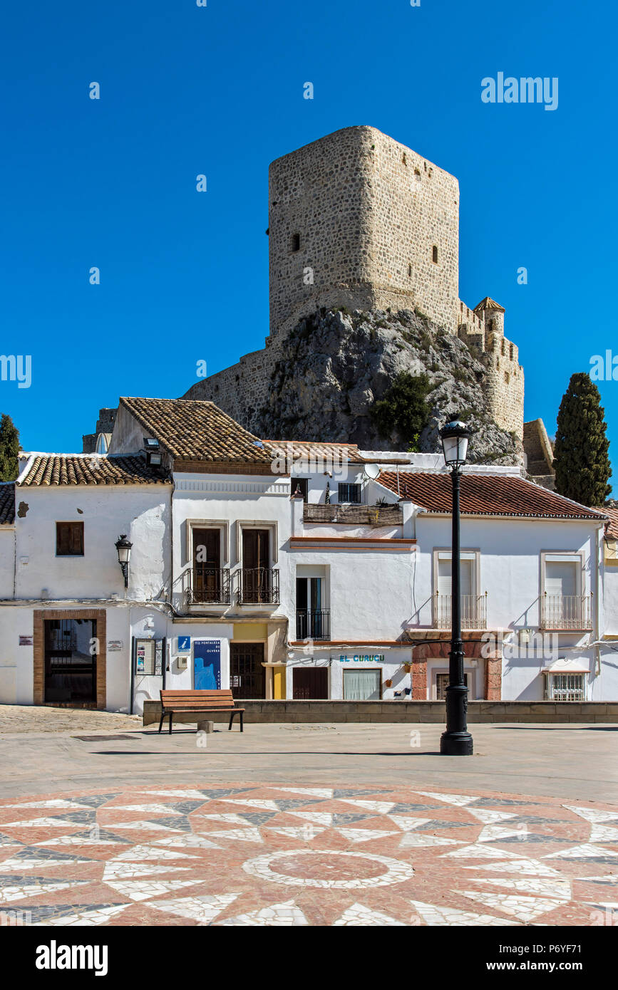 Castillo Arabe or Arab Castle, Olvera, Andalusia, Spain Stock Photo - Alamy