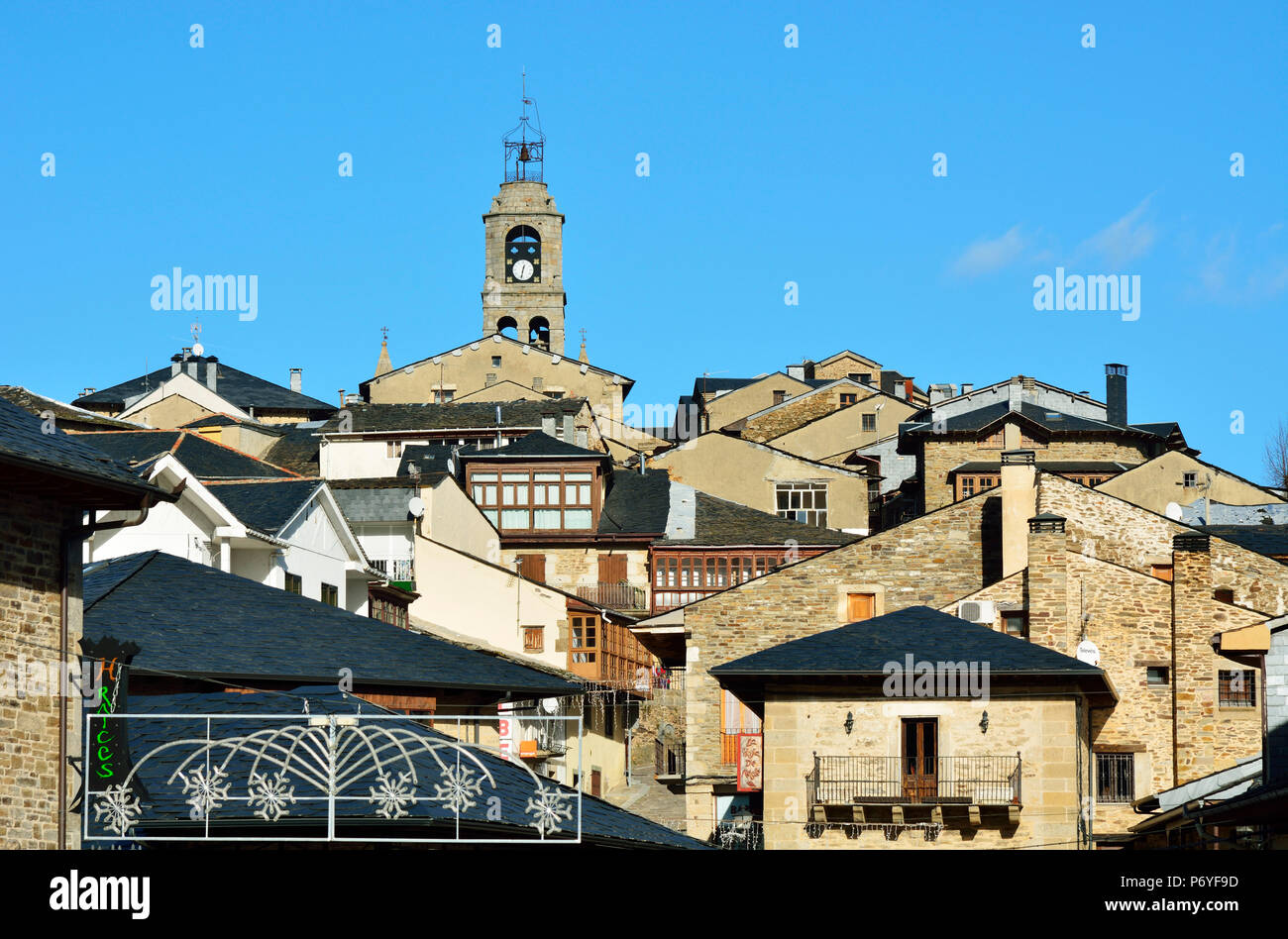 Spain leon village hi-res stock photography and images - Alamy