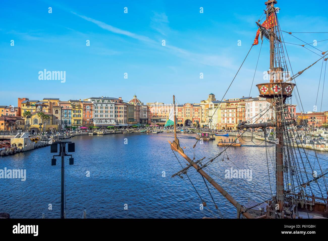 Mediterranean Harbor attraction in Tokyo Disneysea located in Urayasu ...