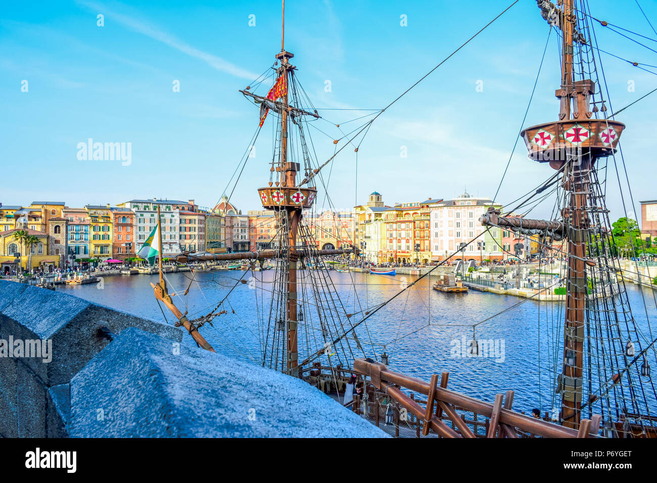 Mediterranean Harbor attraction in Tokyo Disneysea located in Urayasu ...