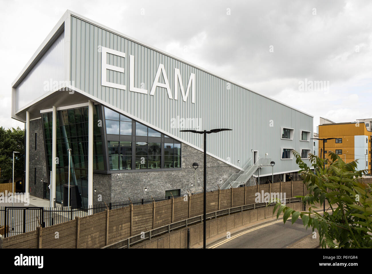 View of East and south facade. ELAM, London, United Kingdom. Architect ...