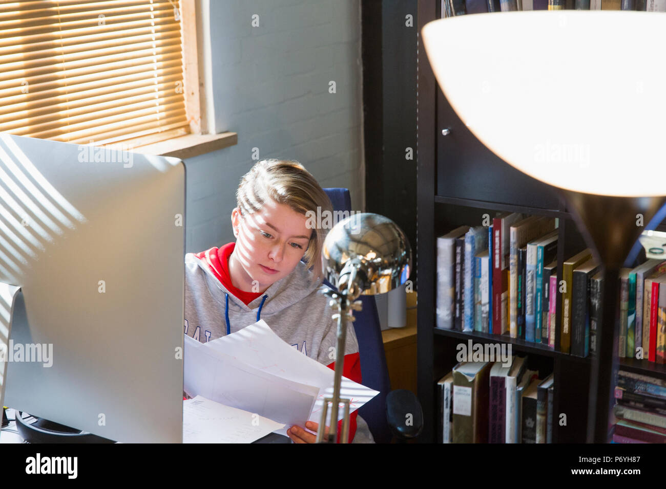 Creative person at computer hi-res stock photography and images - Alamy