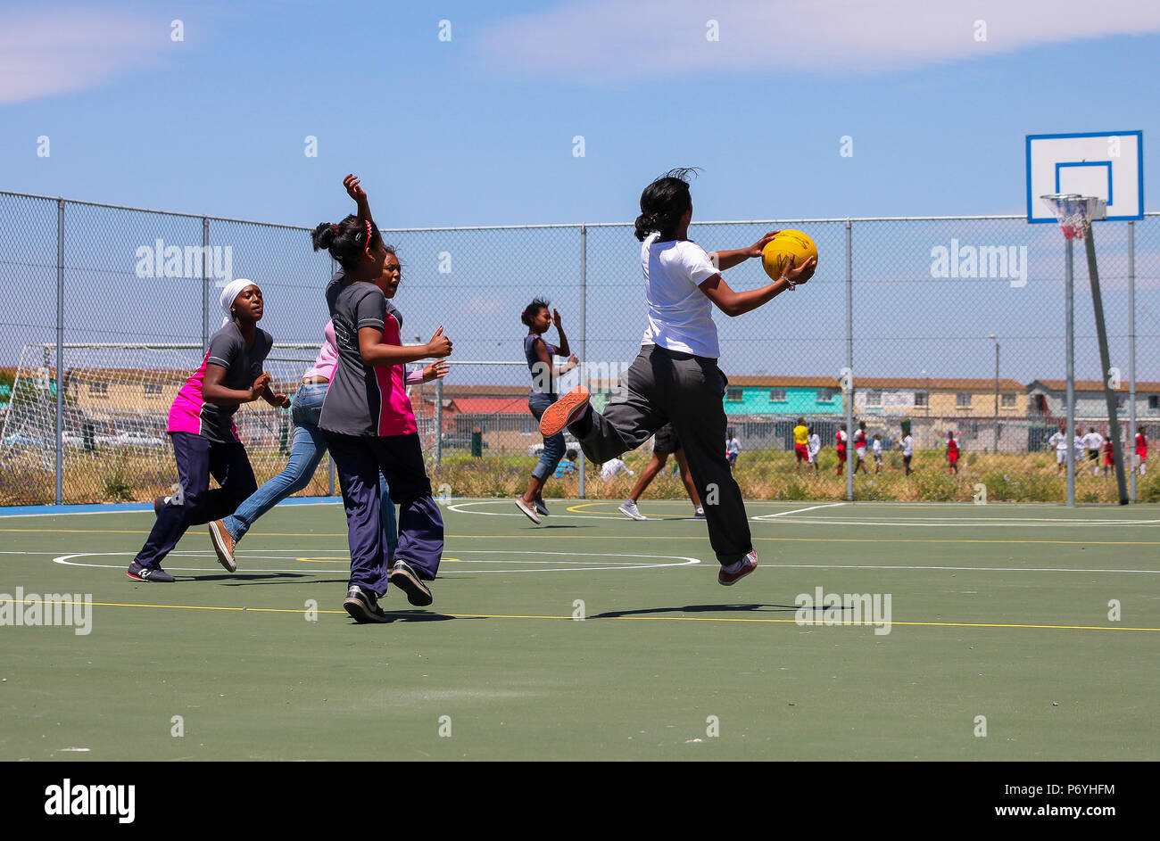 Cape Town, South Africa, December 06, 2011, Diverse children playing ...