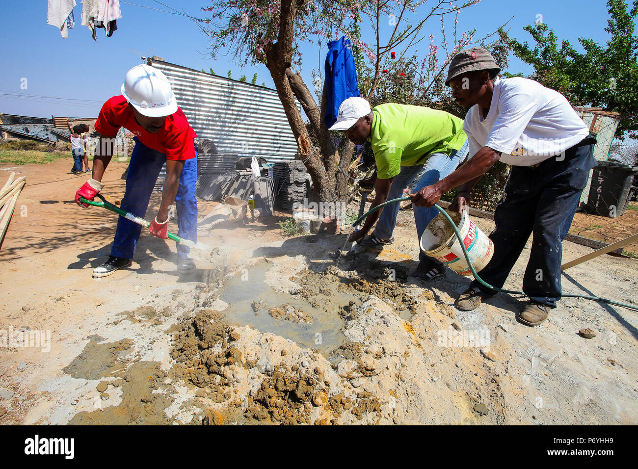Soweto, South Africa, September 10, 2011, Diverse Community members ...