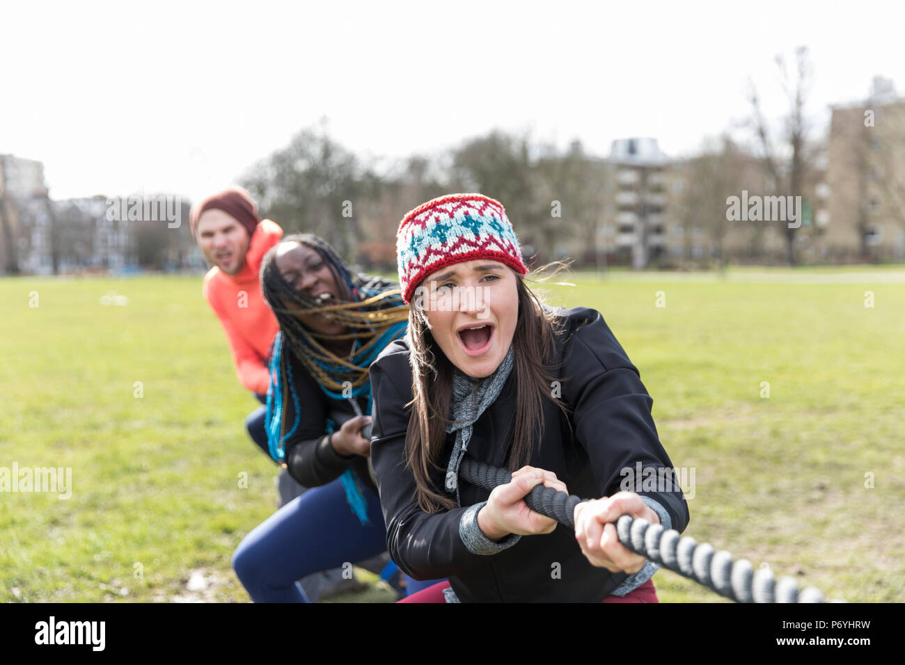 Tug of war team hi-res stock photography and images - Alamy