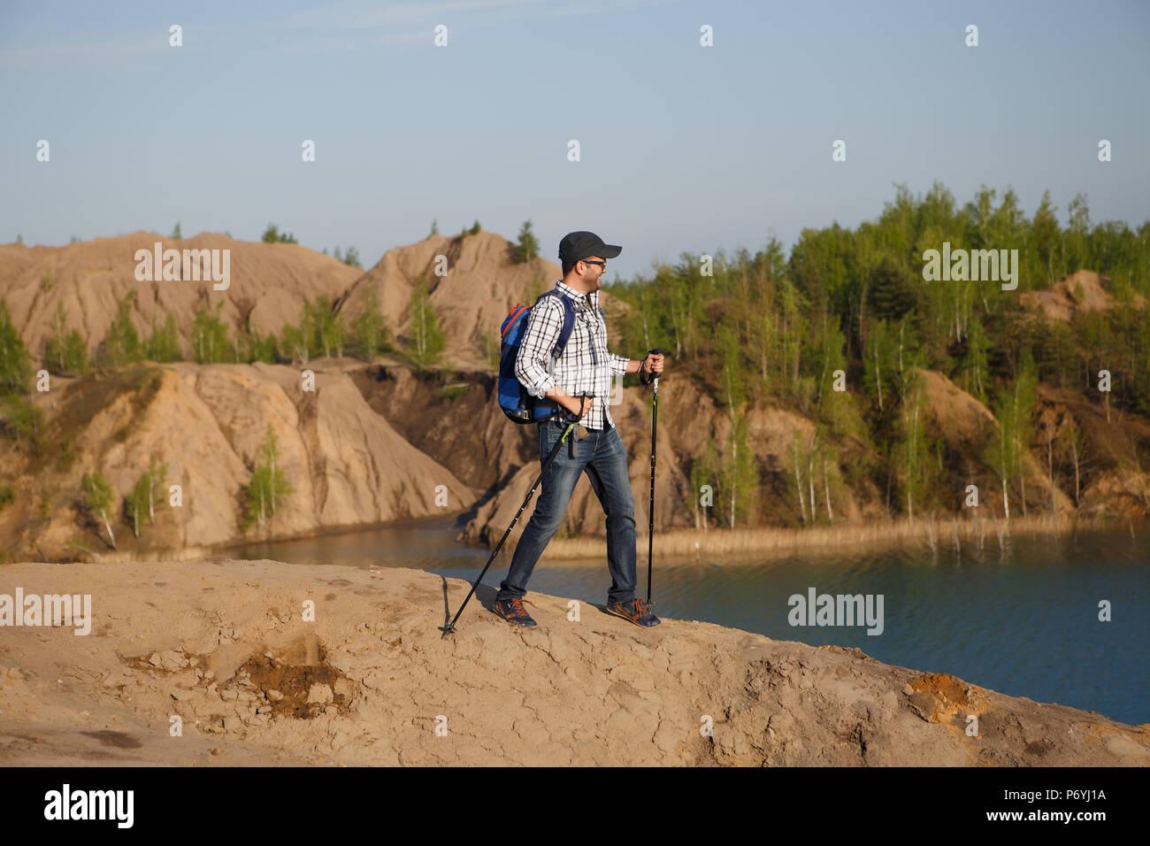 High cap walking man hi-res stock photography and images - Alamy