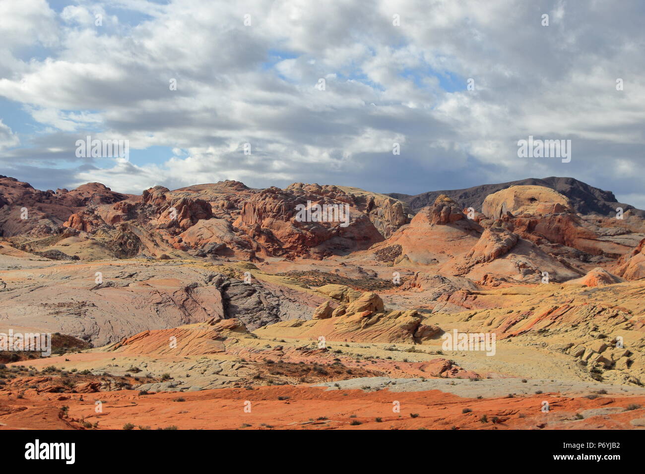 The painted rocks of Valley of Fire Stock Photo - Alamy