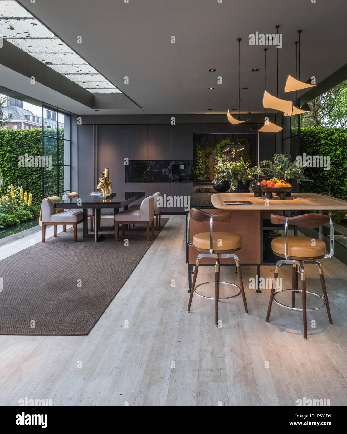 The LG Eco-City Garden at the Chelsea Flower Show in London, UK Stock ...