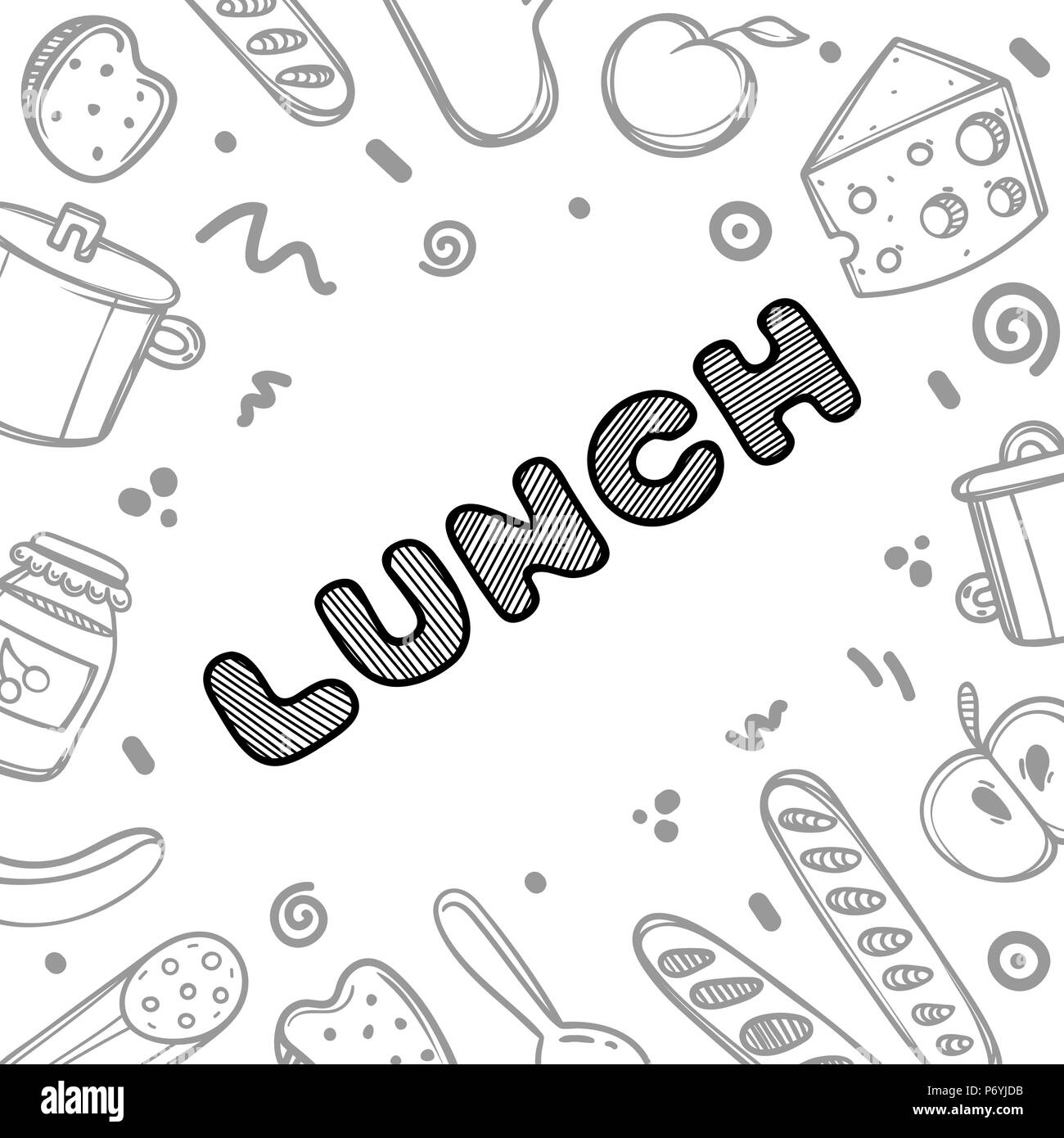 Lunchbox Black and White Stock Photos & Images - Alamy