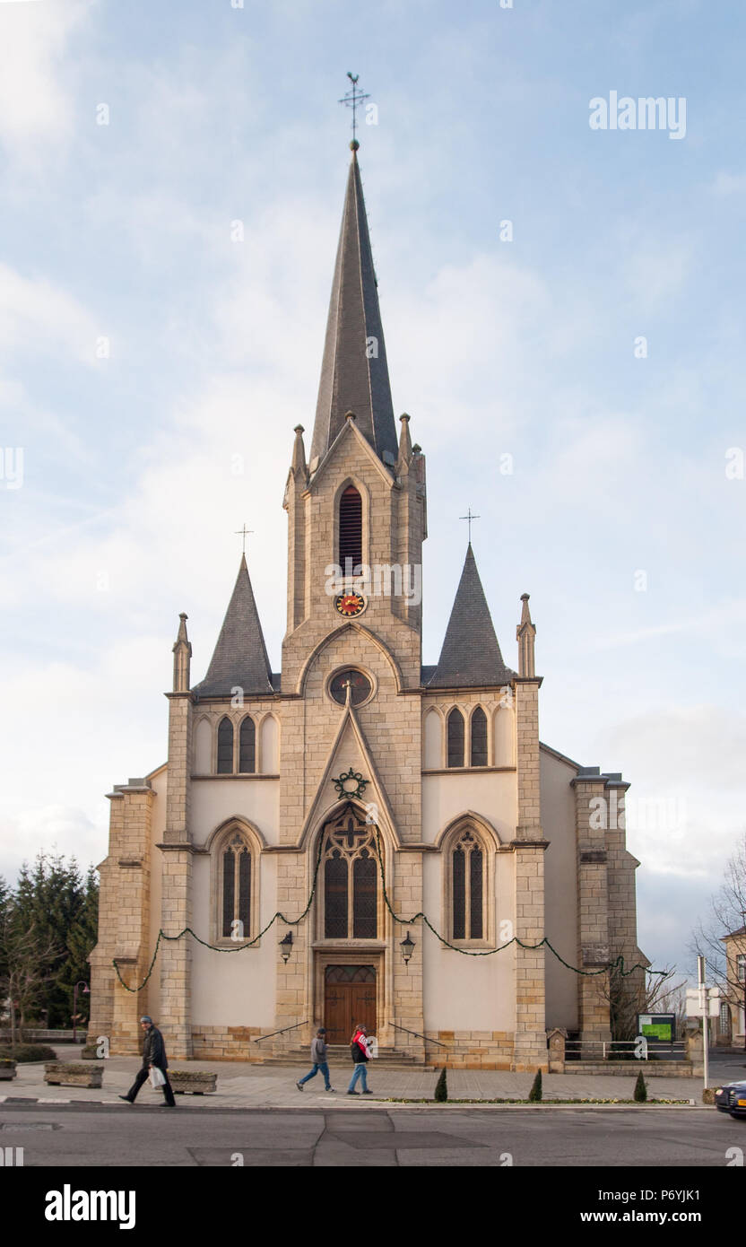 Church in Rodange Stock Photo - Alamy