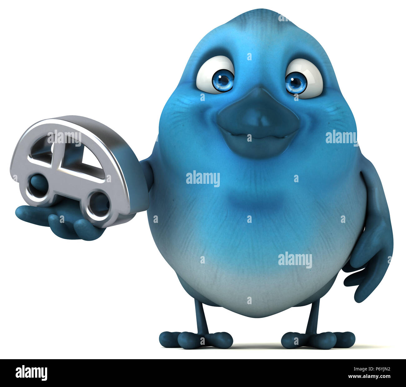 Blue bird car Cut Out Stock Images & Pictures - Alamy