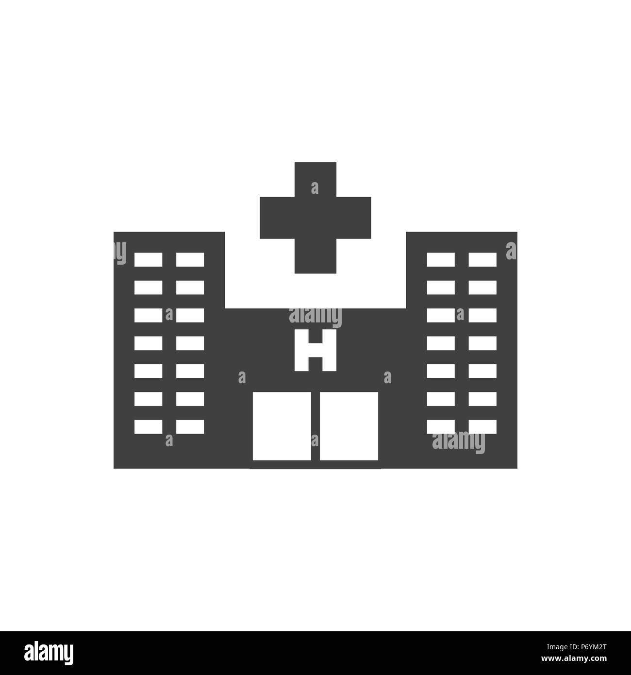 Hospital symbol Black and White Stock Photos & Images - Alamy
