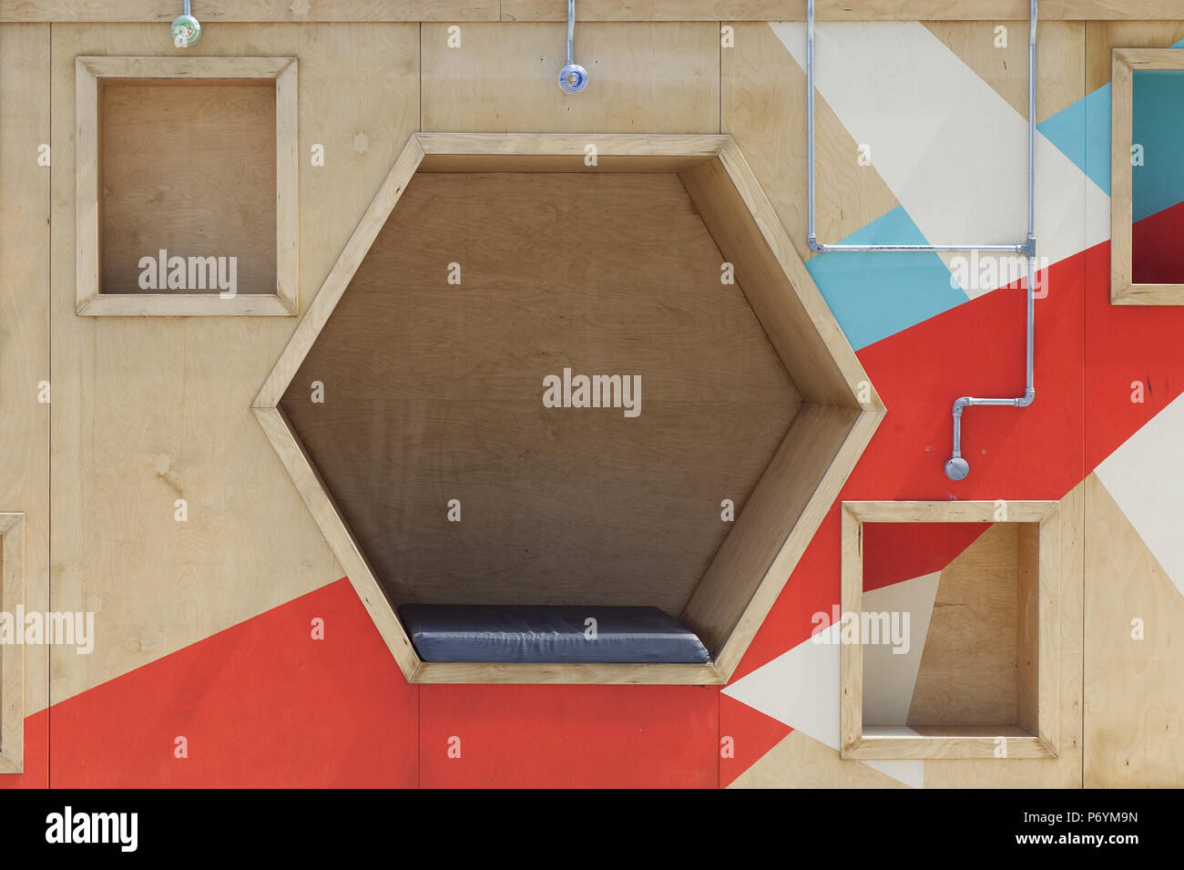 Abstract wooden seating and game hi-res stock photography and images ...