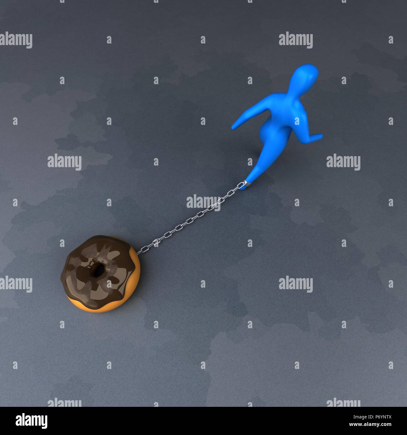 Burden symbol - 3D Illustration Stock Photo - Alamy