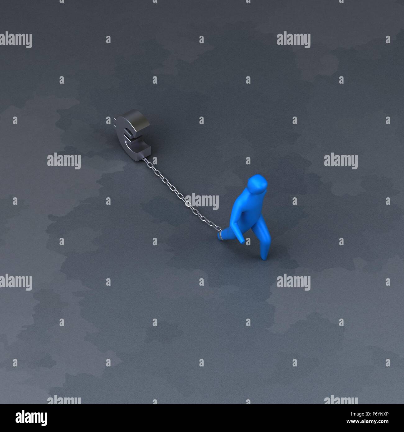 Burden symbol - 3D Illustration Stock Photo - Alamy