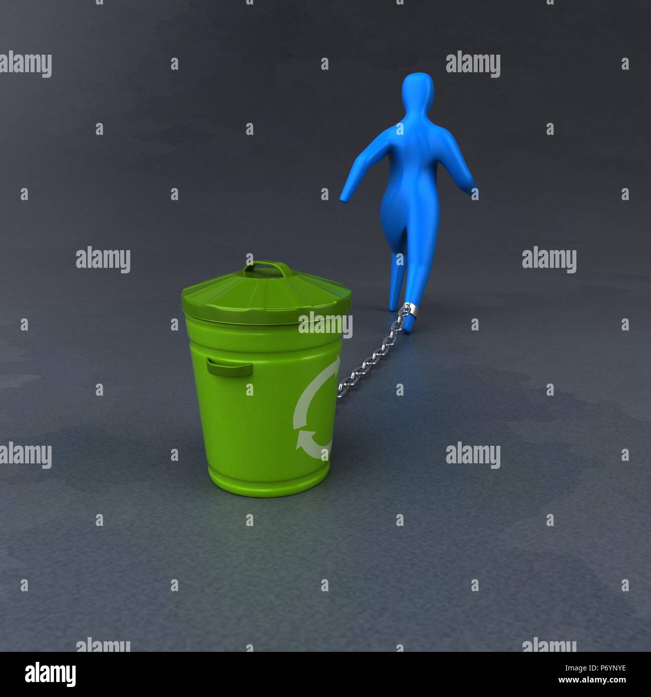 Burden symbol - 3D Illustration Stock Photo - Alamy