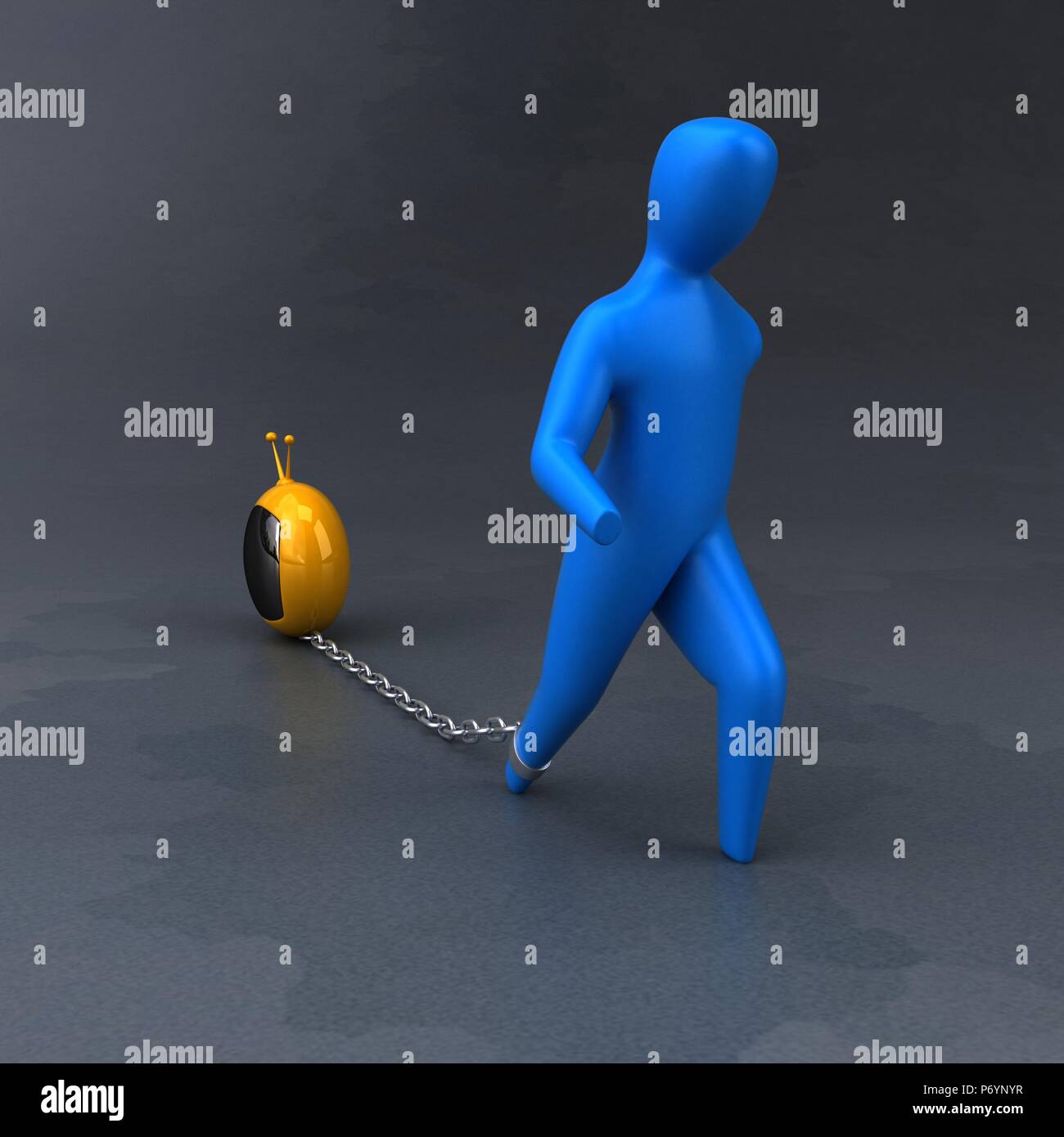 Burden symbol - 3D Illustration Stock Photo - Alamy