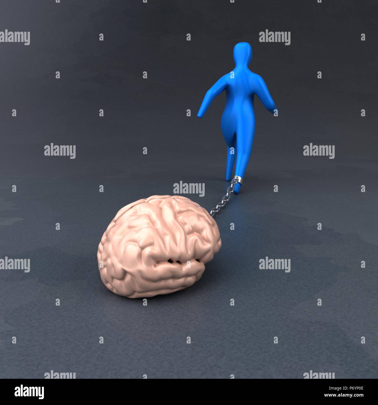 Burden symbol - 3D Illustration Stock Photo - Alamy