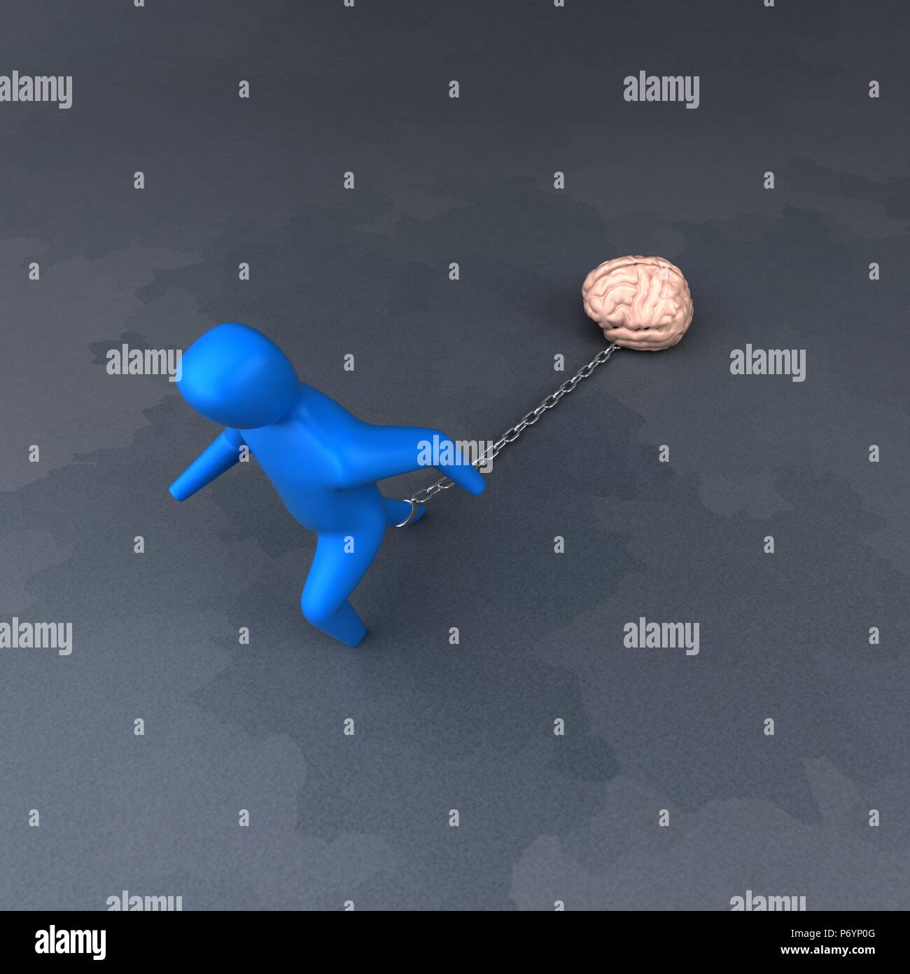 Burden symbol - 3D Illustration Stock Photo - Alamy