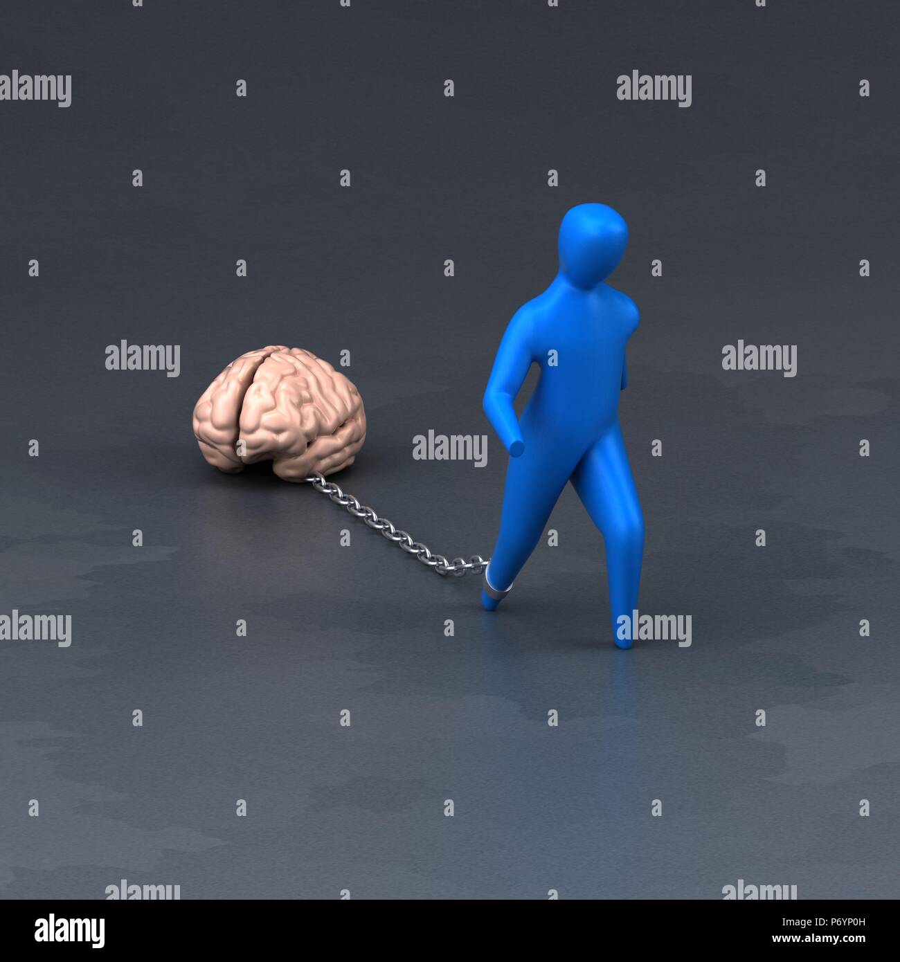 Burden symbol - 3D Illustration Stock Photo - Alamy