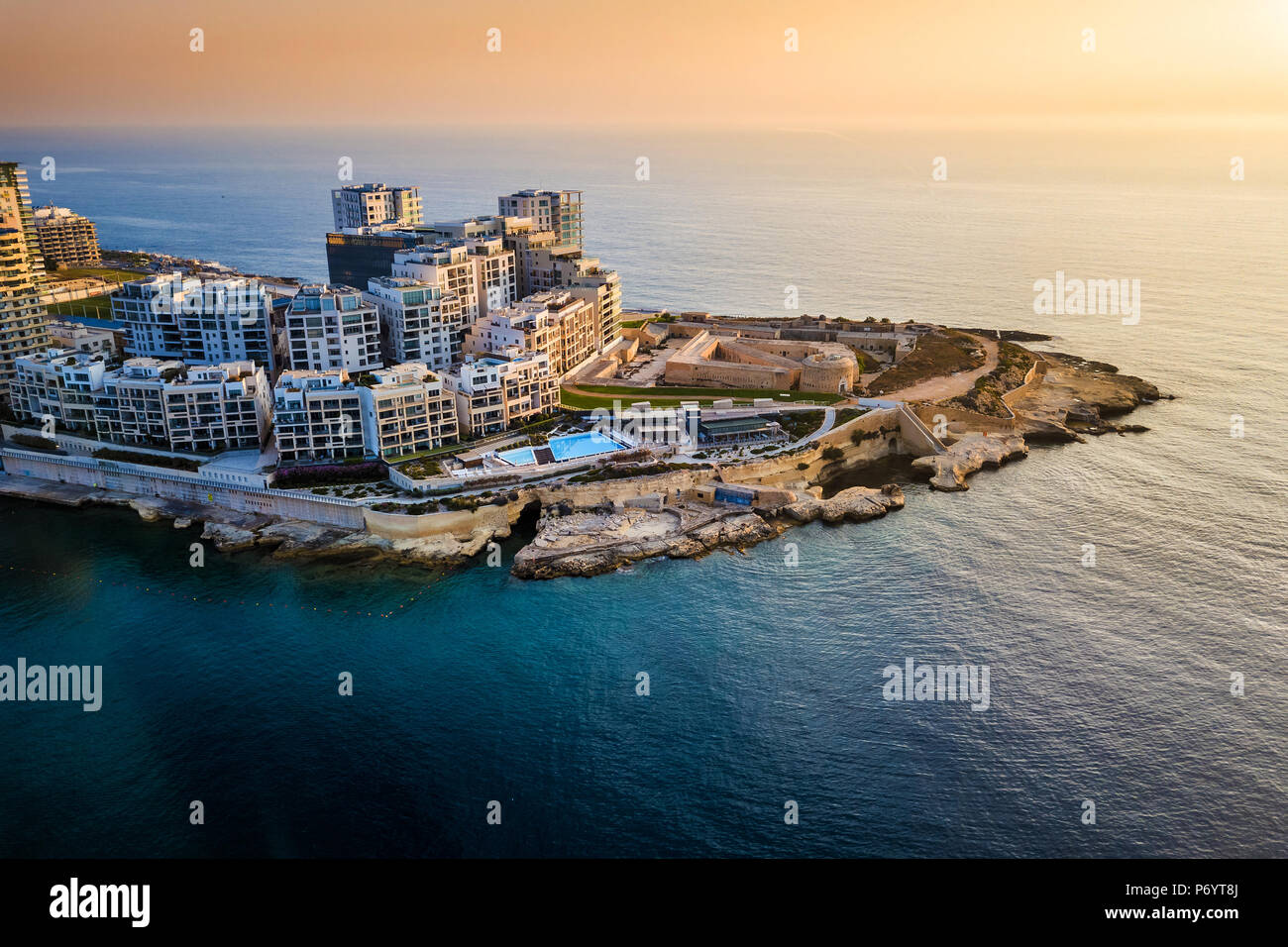 Malta tigne point hi-res stock photography and images - Alamy