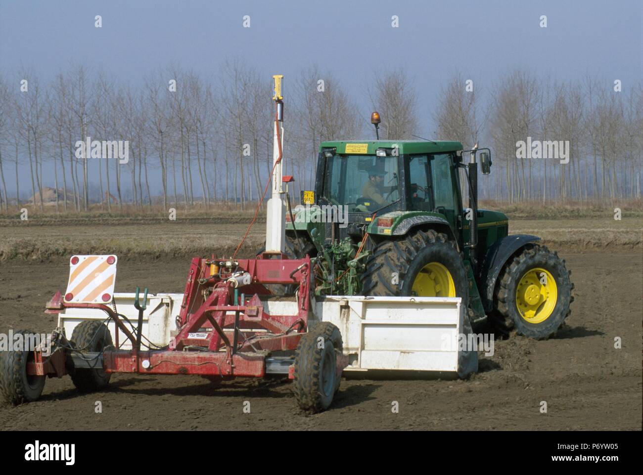 cultivation of the rice in province of Novara (Piemonte, Italy ...