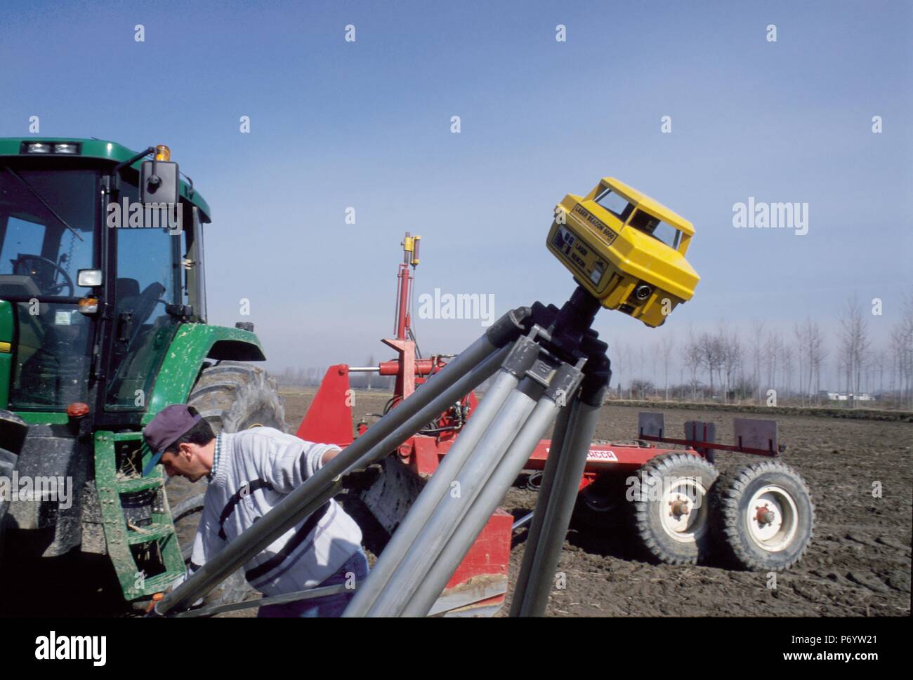 cultivation of the rice in province of Novara (Piemonte, Italy ...