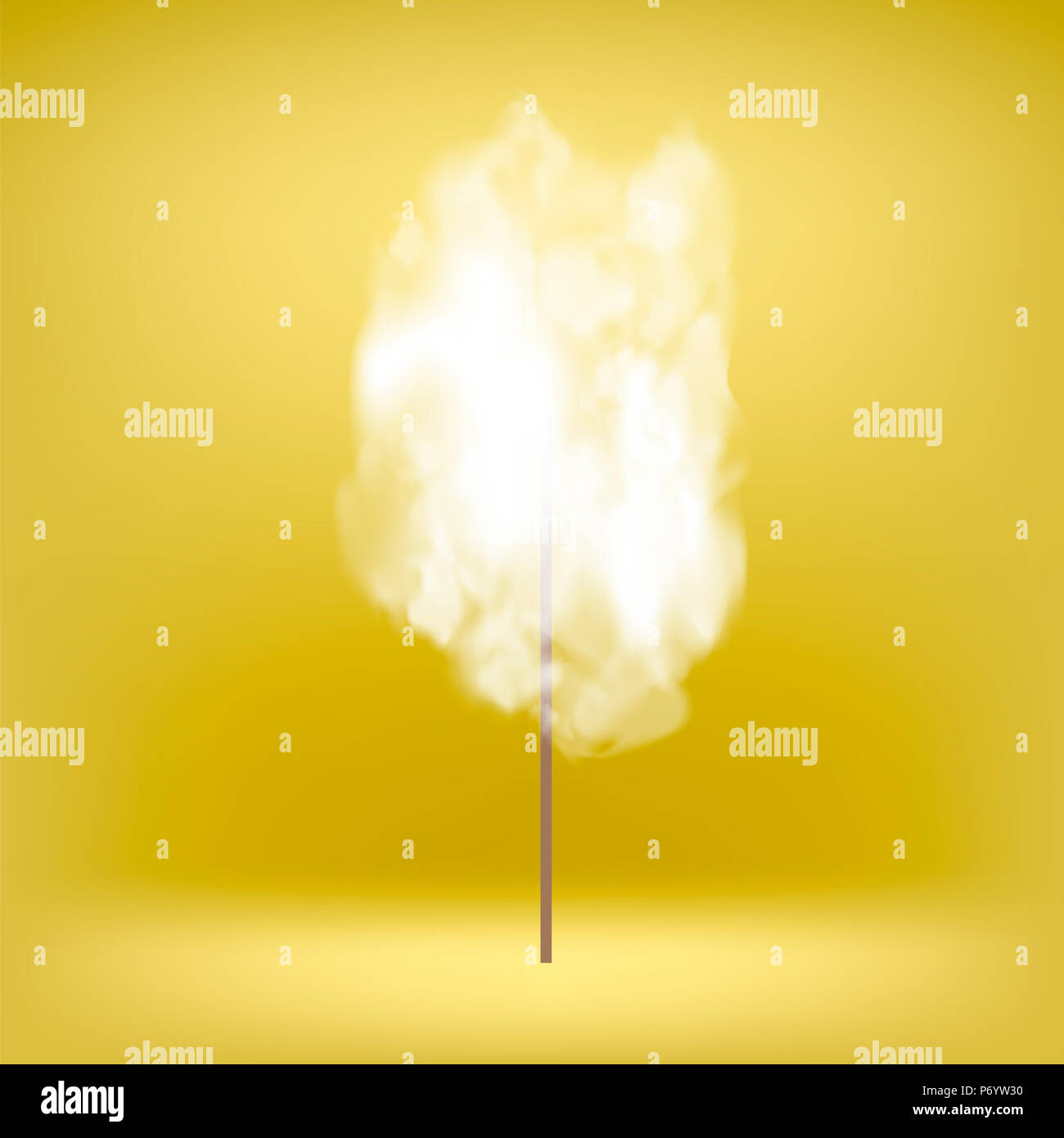 Yellow cotton candy hi-res stock photography and images - Alamy