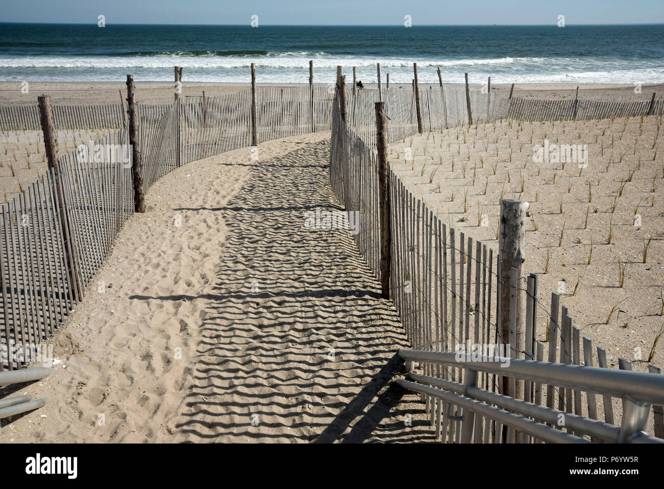Rockaway beach boardwalk hi-res stock photography and images - Alamy