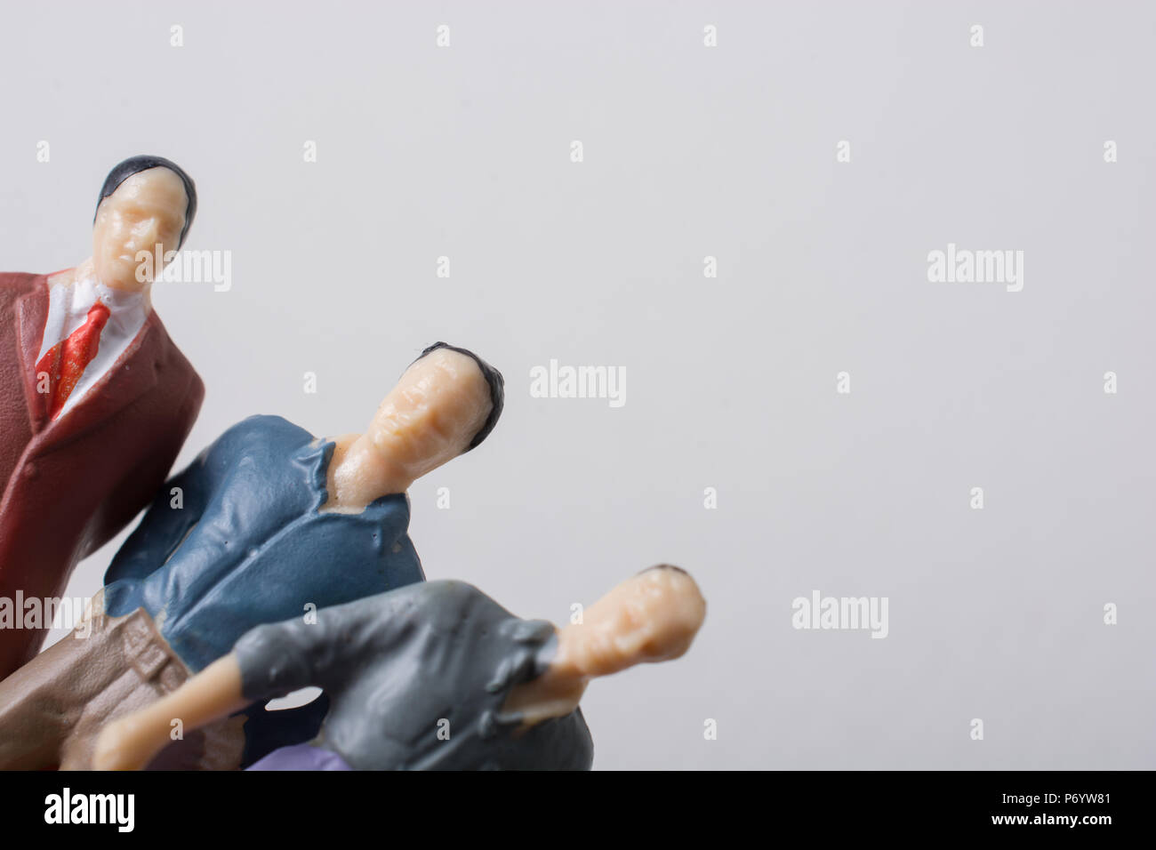 Tiny figurine of man miniature model in view Stock Photo - Alamy