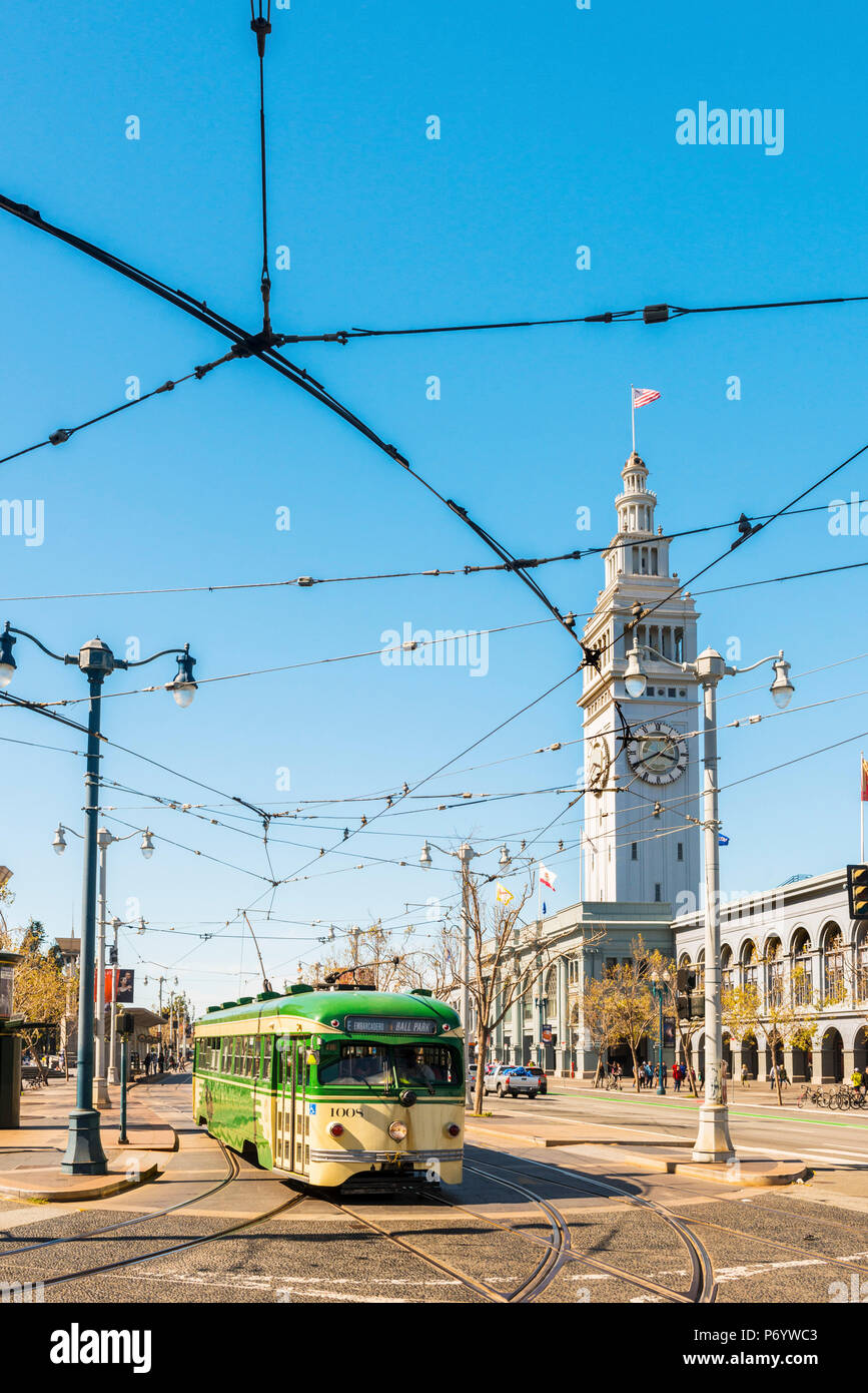 Old fashioned tram hi-res stock photography and images - Alamy