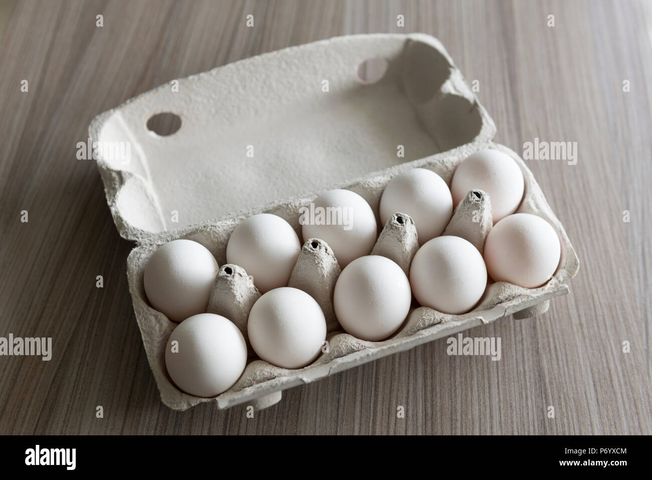 Eggs in the Box Stock Photo - Alamy