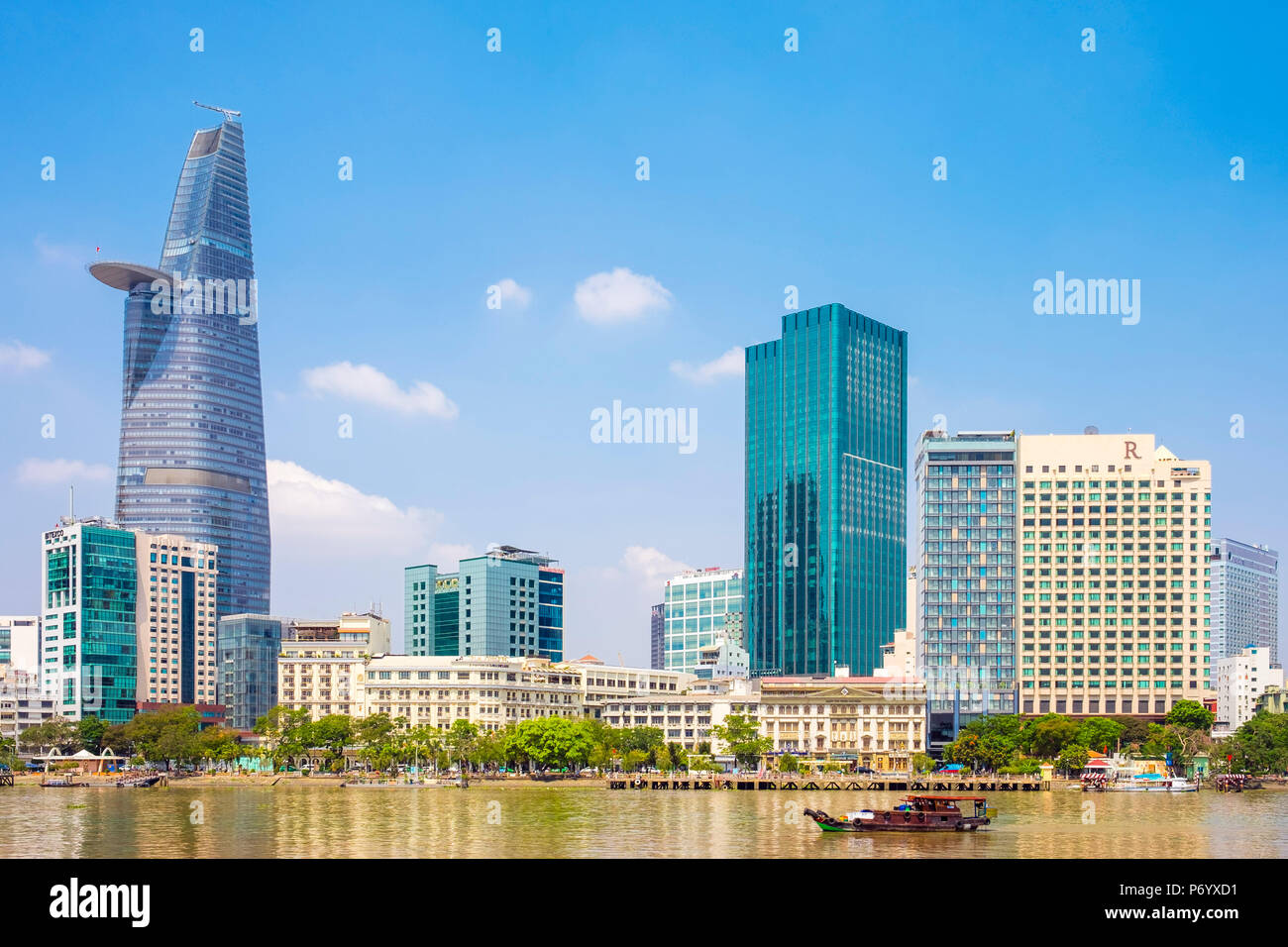 Saigon river vietnam skyline hi-res stock photography and images - Alamy
