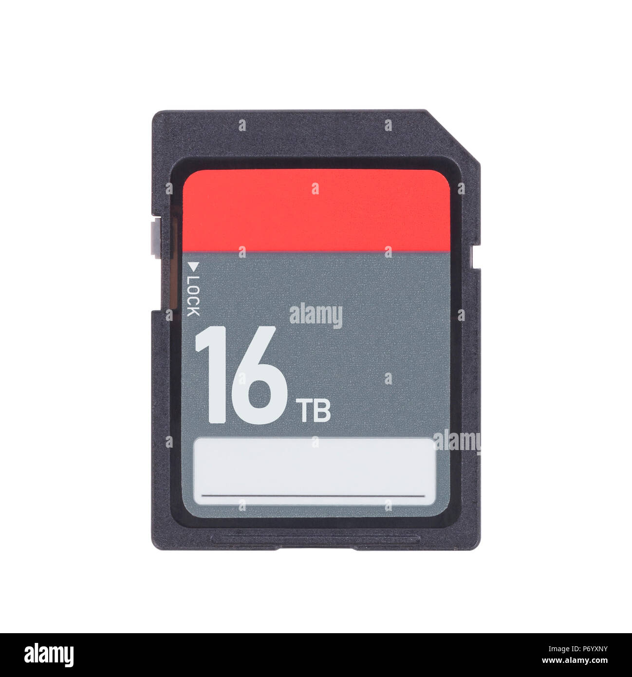 SD Memory card isolated on white background - 16 Terabyte Stock Photo ...